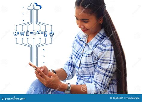 Technology Communications And Data Transfer Stock Image Image Of Data Infographic