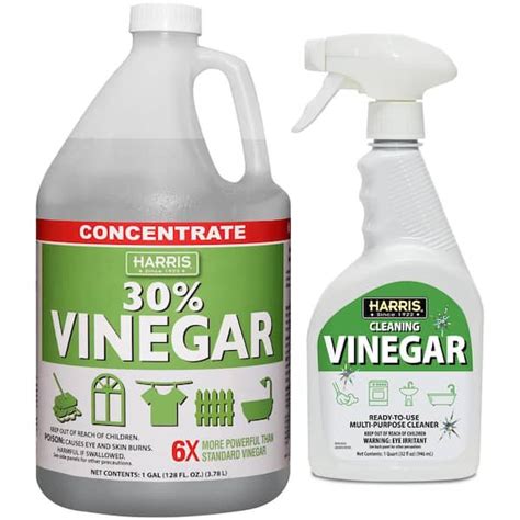 Harris 128 Oz 30 Vinegar All Purpose Cleaner Concentrate And 32 Oz