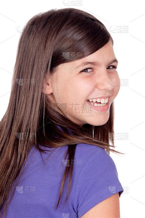 青春期前儿童 可爱的 女孩 垂直画幅 美 青少年 褐色 青春期 幸福 小的