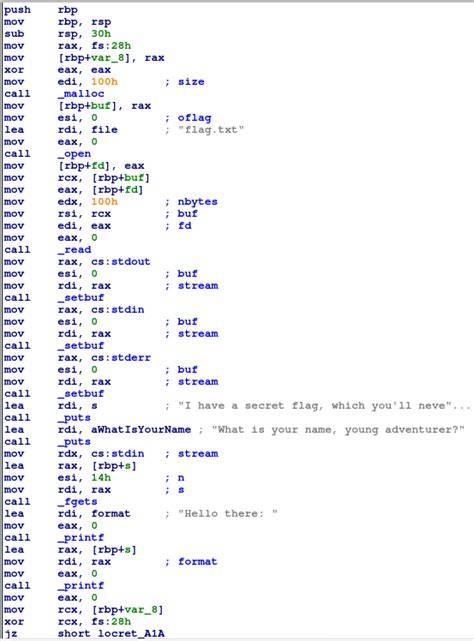 Secret Flag Redpwn 2020