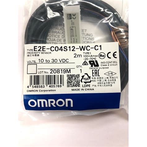 OMRON PROXIMITY SENSOR E E C S WC C M OMS Shopee Malaysia