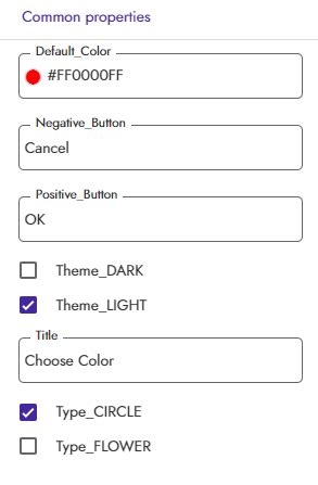 Color Picker Extension DeepHost Extension
