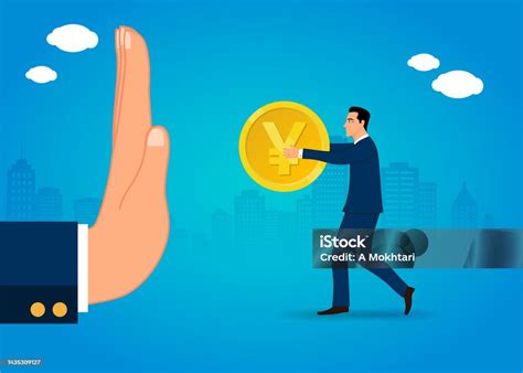 Ilustración De Negarse A Comprar Sobornar Y Más Vectores Libres De Derechos De Actividades