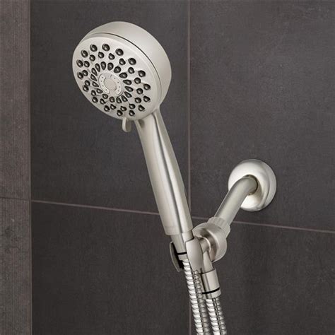 Brushed Nickel Hand Held Shower Head With Powerpulse Massage Xpb 769me