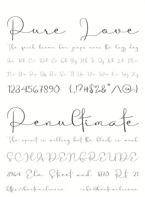 Pure Love Font