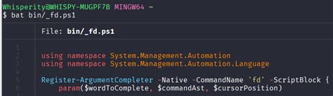 Colourful Output On Windows In Git Bash · Issue 469 · Sharkdpfd · Github