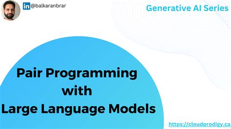 Pair Programming With Llm