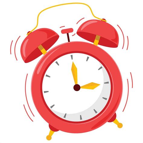 Retro Alarm Clock Illustration 56942428 Vector Art At Vecteezy