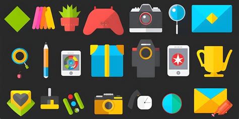 Everyday Objects Vector Icons Premium Ai Generated Image