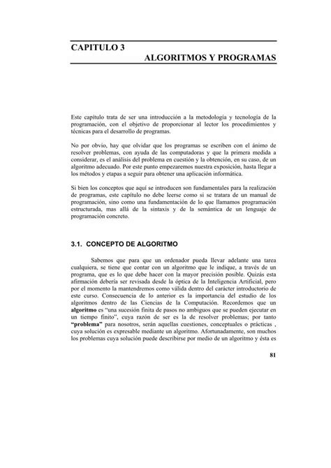 Pdf Algoritmos Y Programas Uvinformatica Uv Es Docencia Fguia Ti