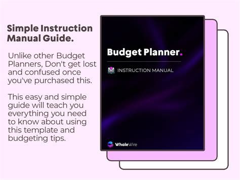 Budget Planner Excel Template Simple Monthly Budget Finance Tracker Excel Budget Spreadsheet