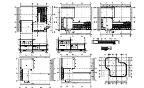 Architecture Beauty Salon Furniture Layout Plan Autocad File Cadbull