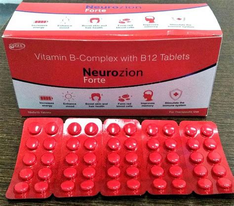 Vitamin B Complex With B12 Tablet 10 X 15 At ₹ 50stripe In Nagpur