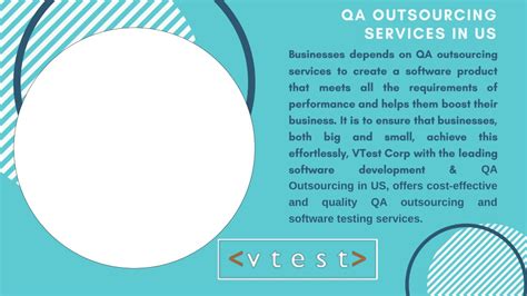 ppt qa outsourcing and testing powerpoint presentation free download