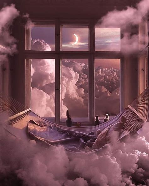 분홍색과 달을 주제로 한 초현실주의 아트 유머 재미 감동 네모판