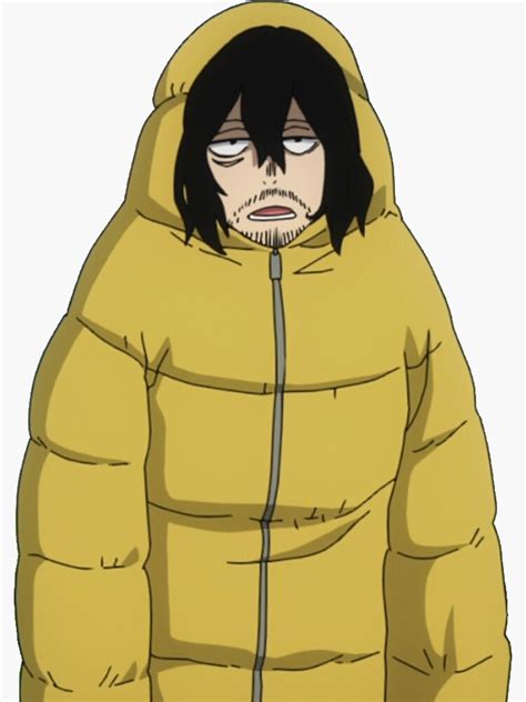 Aizawa Sleeping Bag Sticker By Snailhunter66 Redbubble