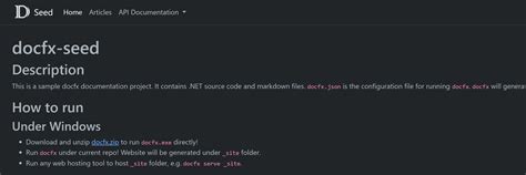 Releases Dotnet Docfx GitHub