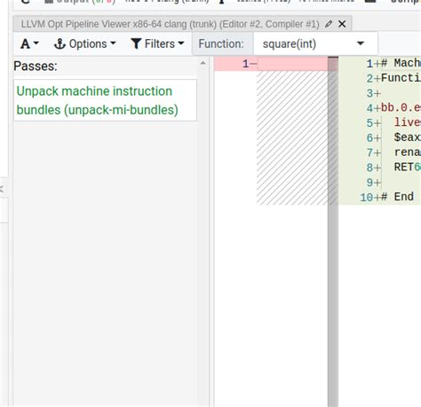 BUG LLVM Opt Pipeline Viewer Seems To Be Broken Issue 4176