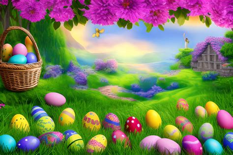 Easter Background Graphic By Fstock · Creative Fabrica
