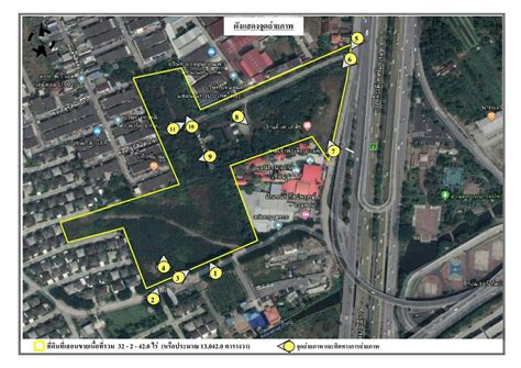 ขายที่ดินติดถนนกาญจนาภิเษก บางแค เขตภาษีเจริญ กรุงเทพ 32 ไร่ 1 งาน 90 4 ตรว พื้นที่สีเหลือง
