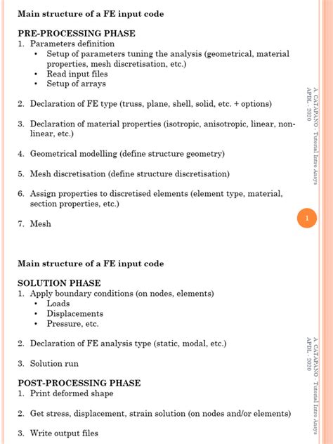 Fem Structure Ansys Apdl Pdf
