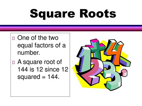 Square And Square Root Powerpoint Slides Learnpick India