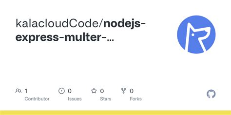 github kalacloudcode nodejs express multer mongodb upload files