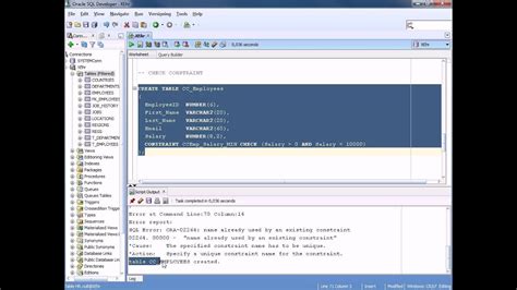oracle constraint youtube