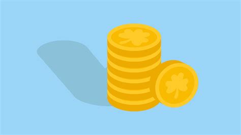 파란색 배경에 금화 더미 벡터 Unsplash의 무료 돈 이미지