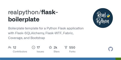 Github Realpythonflask Boilerplate Boilerplate Template For A Python Flask Application With
