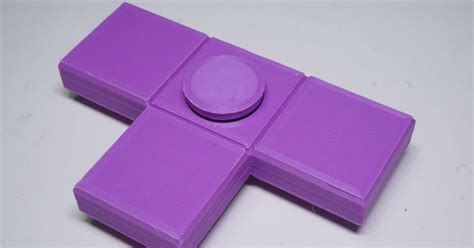 Tetris T Piece Fidget Spinner By Cosmicsubspace Download Free Stl