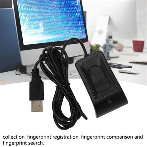GetUSCart Desktop USB Fingerprint Reader For Windows 10 Or Above Security Key Biometric