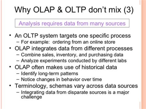 Oltp Vs Olap Pptx Databases Computer Software And Applications