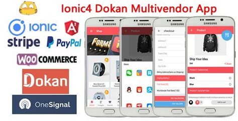 ionicwoodokanstore ionic4 dokan multi vendor woocommerce app code market