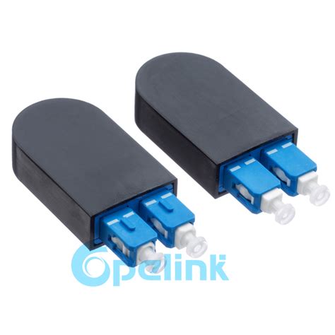 Sc Singlemode Fiber Optic Loopback Adapter Professional Quality Opelink
