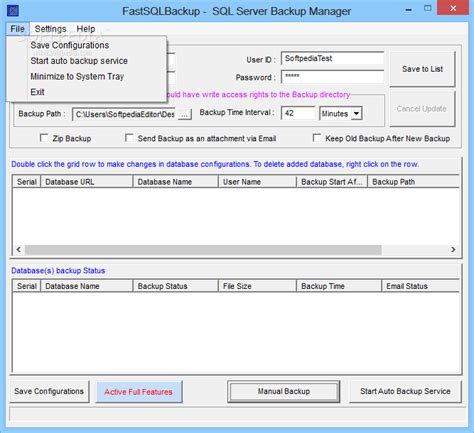 FastSQLBackup SQL Server Backup Manager Download Softpedia