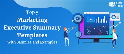Top 5 Marketing Executive Summary Templates With Samples And Examples