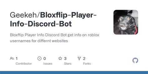 Github Geekehbloxflip Player Info Discord Bot Bloxflip Player Info