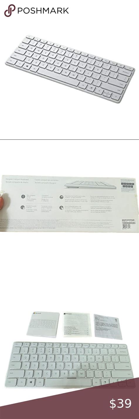 Microsoft Designer Compact Keyboard Standalone Wireless Bluetooth Keyboard 39 Bluetooth