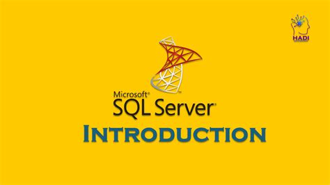 معرفی sql server هادی محمدیان