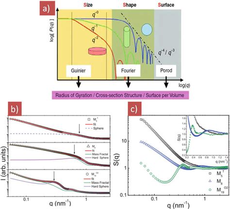 5 A Regions Of Saxs Profile And Data That May Be Extracted From Each Download Scientific