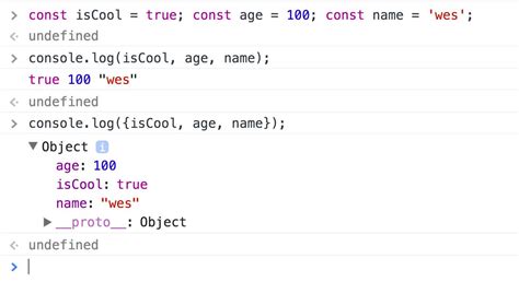 Tip Wrap Curly Brackets Around Your Console Log Arguments To See The Variable Name And Value