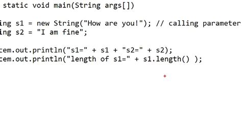Strings Length Method Youtube