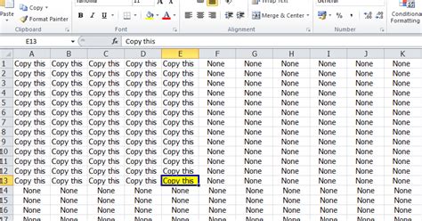 Technical Tip To Select Or Copy Data Entered Between Range Of The Particular Cells And Uppermost