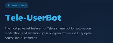 Github Devgaganintele Userbot A Powerful Feature Rich Telegram Userbot With Versatile