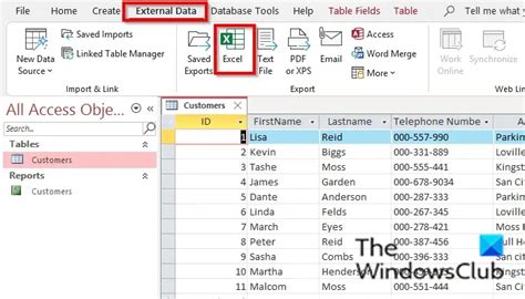 How To Export Data From Access To Excel