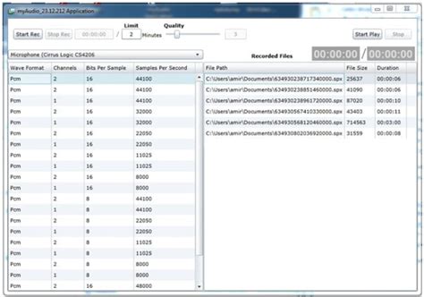 silverlight 5 and nspeex capture audio from capture source encode