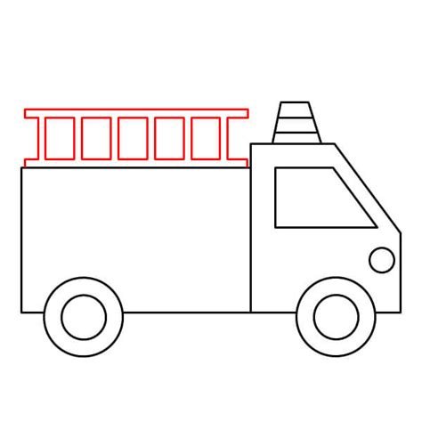 Step 8 Color The Fire Truck