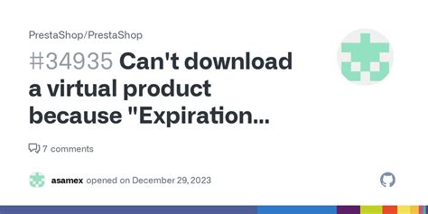 Cant Download A Virtual Product Because Expiration Date Has Passed You Cannot Download This