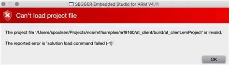 Failed To Open Zephyr Project On Macos Nordic Qanda Nordic Devzone